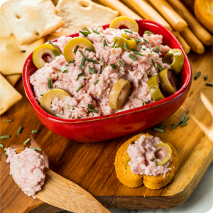 PATÊ DE MORTADELA ITALIANA COM AZEITONA | Marba - Levando Tradição E ...